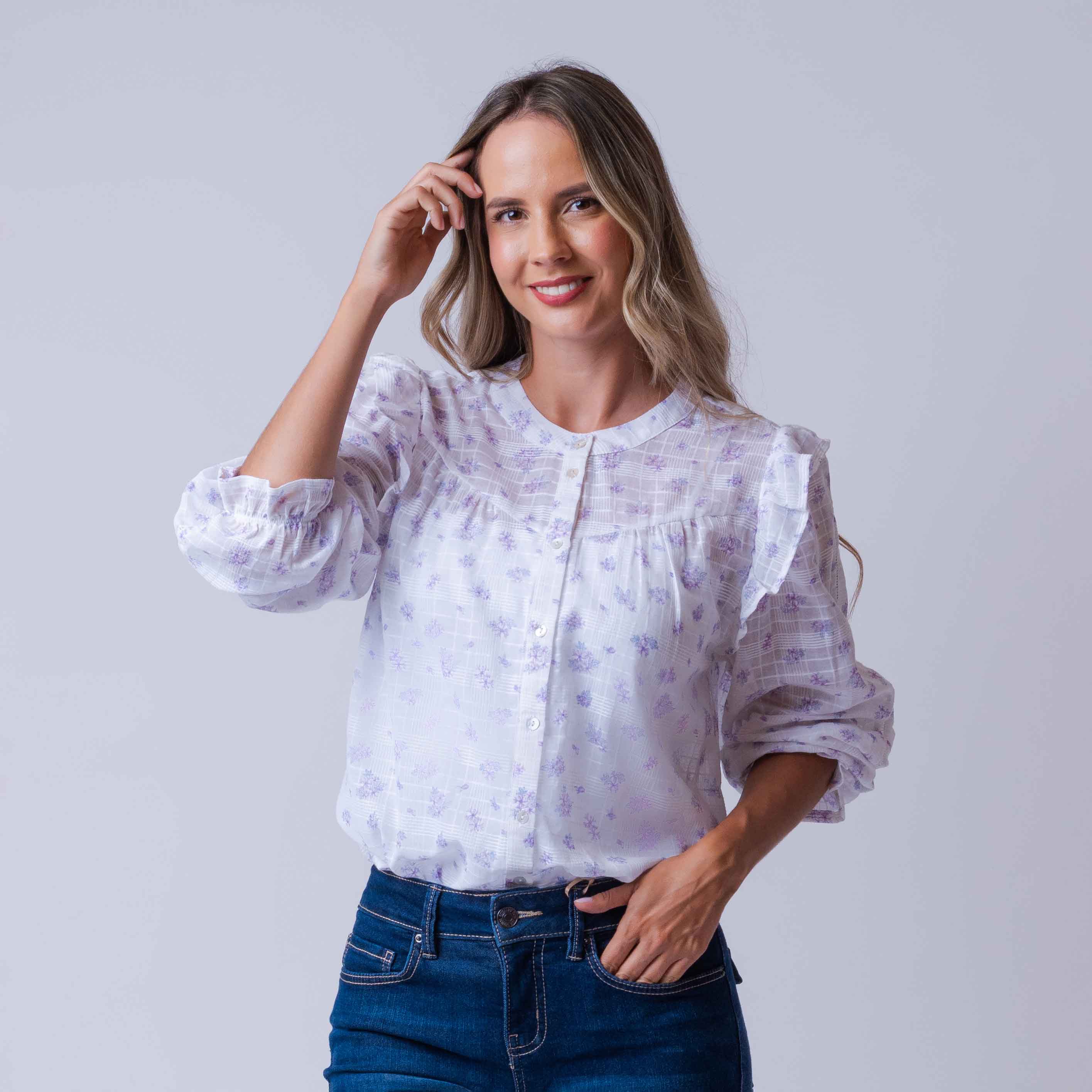 Blusa Ml Estampada - L'image
